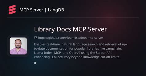 Library Docs Mcp Server Langdb