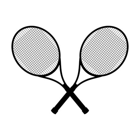 Tennis Racket Clip Art Black And White Tennis Racket Vrogue Co
