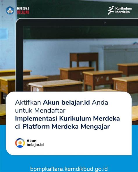 4 Langkah Aktifkan Akun Belajar Id Untuk Daftar Implementasi Kurikulum