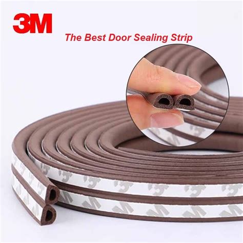 เทป3m เทปยางซีลประตู 6เมตร กันแอร์ออก ขอบบานเลื่อน ขอบตู้ ป้องกันเสียงรบกวน และแมลง ประตู