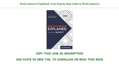 [pdf] [download] Woocommerce Explained Your Step By Step Guide To