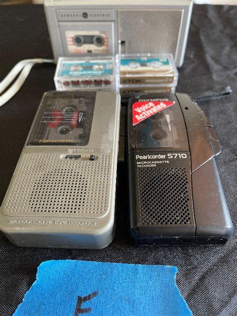 Lot 119 Micro Tape Recorders And Cassettes