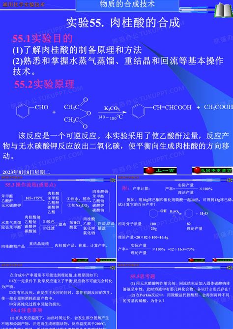 通用化学实验技术概要PPT模板下载 编号qrgzzzoz 熊猫办公