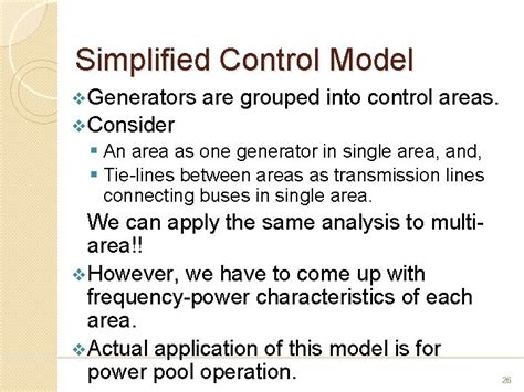 Automatic Generation Control AGC Power System Control Reactive