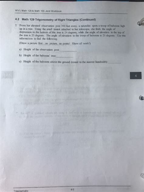 Solved WVu Math Math Joint Workbook Math Chegg