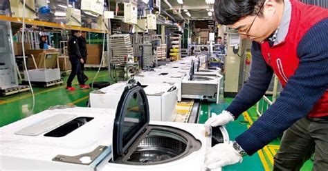 쉴 틈 없어요 연휴 잊은 Lg 세탁기 공장