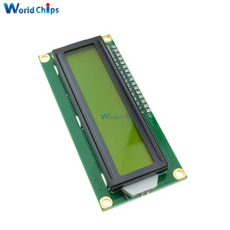 Iici2ctwispi Serial Interface Board Modulelcd1602 1602 Module Yellow Screen 16x2 Character