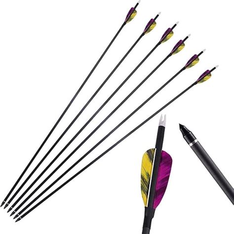 Amazon I Sport 32 Inch Carbon Arrows Archery Arrows With Natural