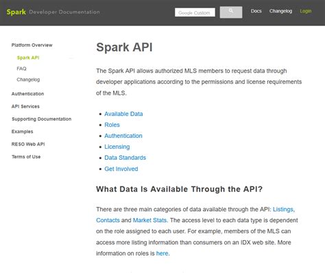 spark api overview documentation and alternatives rapidapi