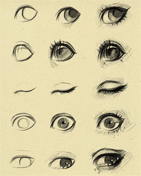 Eyes Reference 2 By Ryky On Deviantart Eye Drawing Tutorials Drawing