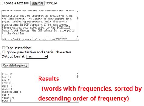 How To Count The Frequency Of Words And Ngrams In A Text Document Two Online Tools The Data