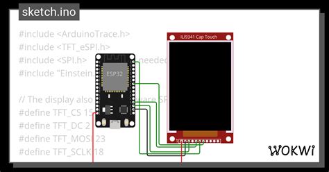 Esp32 Ft6206 Paint TFT ESPI Ino Copy Wokwi ESP32 STM32 Arduino