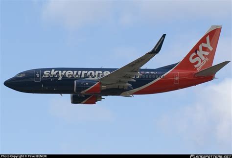 OM NGA SkyEurope Airlines Boeing 737 76N WL Photo By Pavel BENCIK ID