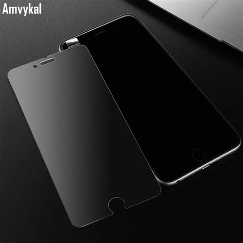 Amvykal For Iphone X 6 6s 7 8 Tempered Glass Screen Protector Matte