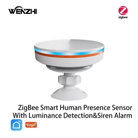 Zigbee 30wifi Human Presence Sensor 5v Mmwave Radar With Siren Alarm