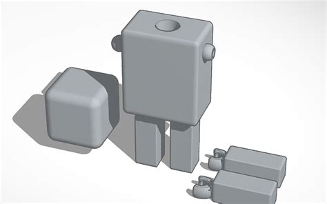 3d Design Movable Robot Tinkercad