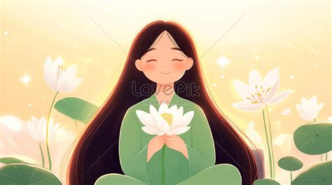 Cartoon Hanfu Girl Illustration Imagepicture Free Download 601798255