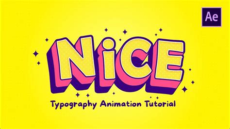 After Effects Typography Animation Tutorial | Free Project File - YouTube