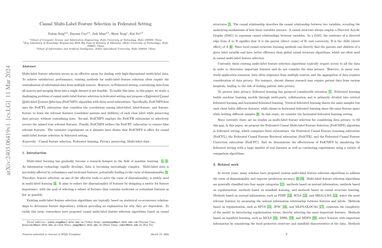 Causal Multi Label Feature Selection In Federated Setting Papers With