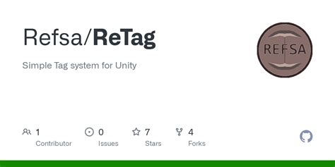 github refsa retag simple tag system for unity