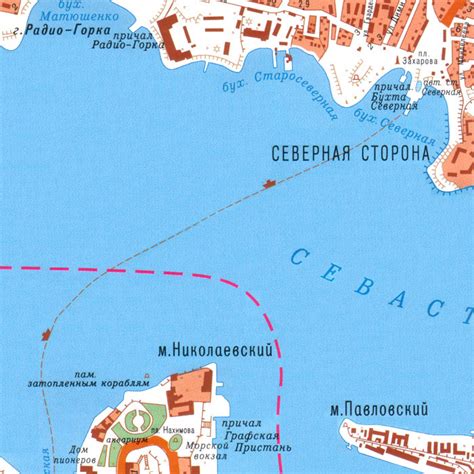 Фрагмент В 6 интерактивной карты Севастополя