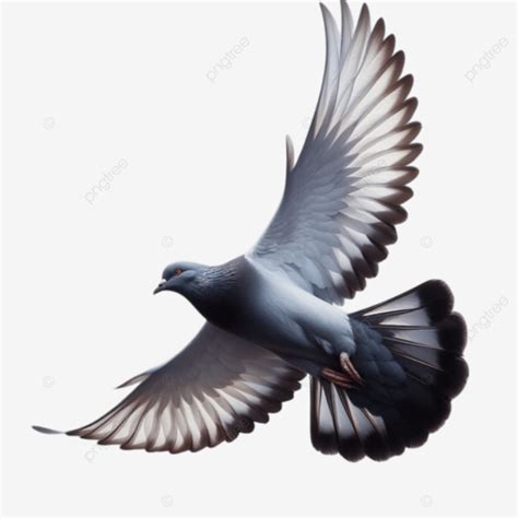 흰색 배경으로 날아다니는 비둘기 새 검은색 비둘기 Png 일러스트 및 이미지 에 대한 무료 다운로드 Pngtree