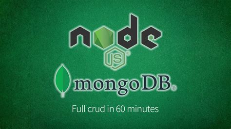 Mongodb Crud With Nodejs 2023 Youtube