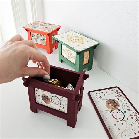 한지공예 미니 뒤주함 만들기 Diy 3종 택1 101box