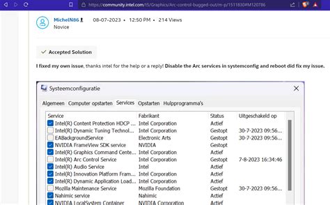 Arc Control Wont Open After Installing Driver Issue Igcit Intel Gpu Community