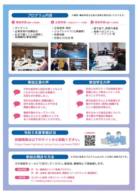 【開催報告】令和6年度静岡県キャリア教育プログラム・春プログラム 公益社団法人ふじのくに地域・大学コンソーシアム