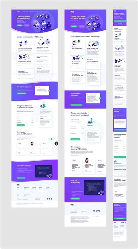 Modern Website And Landing Page In Figma Xd Or Psd Format Artofit