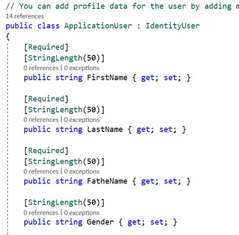 Add Column To Aspnetusers With Database First Stack Overflow