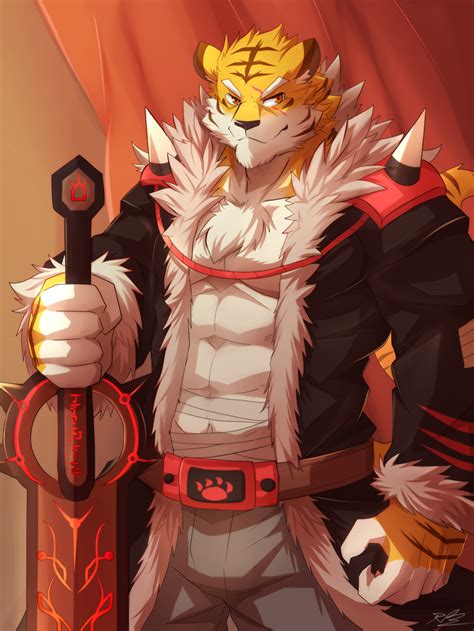 The Big Imageboard Tbib Anthro Armor Bandage Belt Big Muscles Black