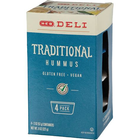H E B Select Ingredients Traditional Hummus Shop Dip At H E B