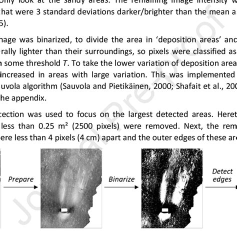 The Edge Detection Algorithm NB The Original Orthophoto Left Image