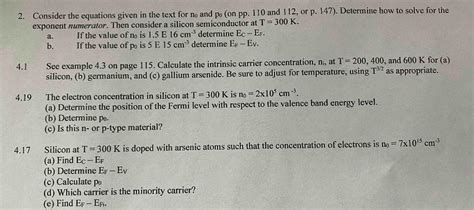 Solved Consider The Equations Given In The Text For No Chegg
