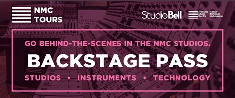 Backstage Pass Tours Studio Bell