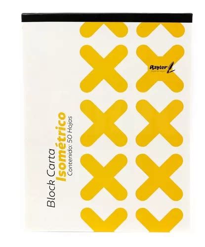 Block Carta Isometrico Rayter 50h Hojas Isometricas Bond Mercadolibre