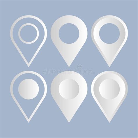 Vector Multicolored Map Pin Icon Stock Vector Illustration Of Button Label 232579147