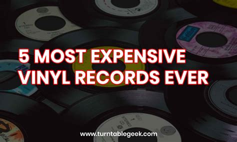 5 Most Expensive Vinyl Records Ever Best Selling Turntable Geek