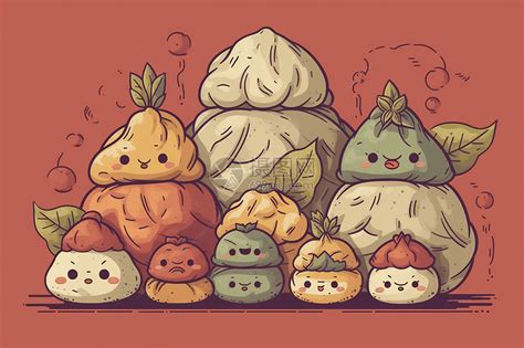 饺子卡通画插画图片下载 正版图片600084292 摄图网