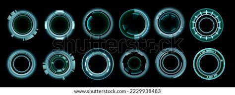 Game Hud Focus Set Vector Ui Stock Vector Royalty Free 2229938483