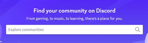 Server Discovery Discord