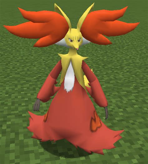 File Delphox Png Pixelmon Wiki