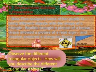 Lesson Identifying And Describing Triangles Marvietblanco Pptx