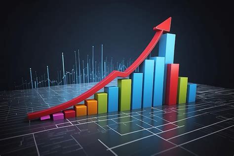 Graph Rising Premium Ai Generated Image