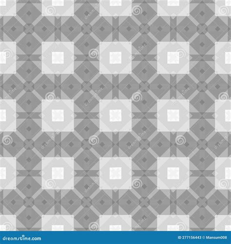 Seamless Pattern Of Abstract Geometric Shapes Illustration Stock