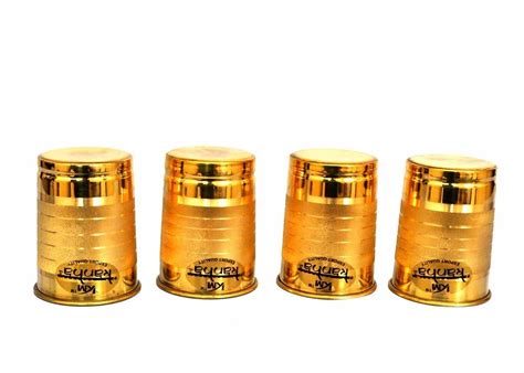 200ml Brass Glass Set For Catering Noof Piece 4 At Rs 400set In