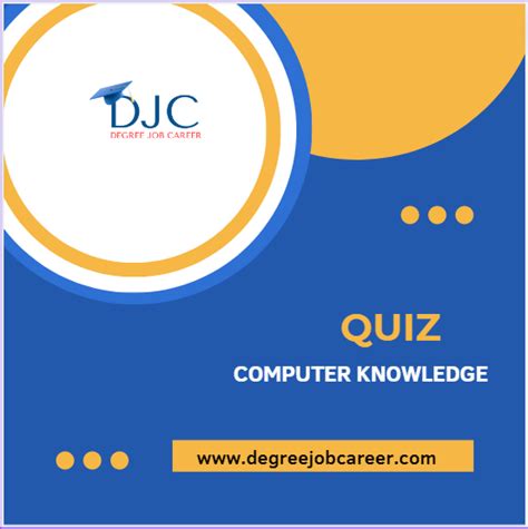 Computer Knowledge Quiz Degreejobcareer