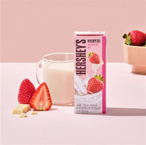 허쉬드링크 딸기 190ml24 Cj프레시마켓